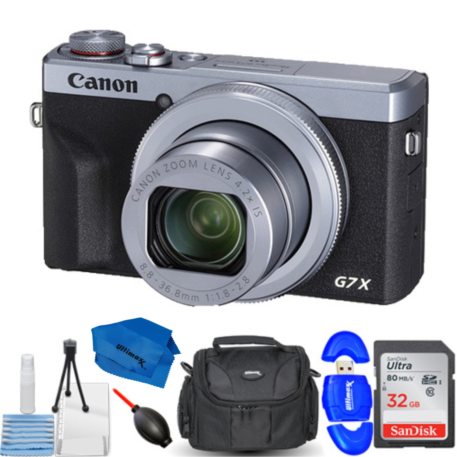 Canon PowerShot G7 X Mark III Digital Camera (Silver) - Bundle Includes ...