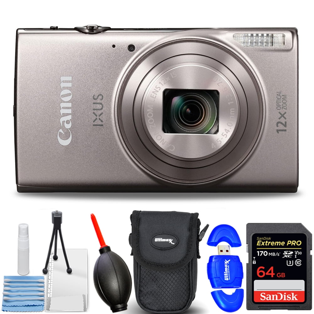 Canon PowerShot IXUS 285 HS / ELF 360 Digital Camera (Silver) 1079C001 ...