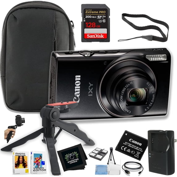Canon, Digital Camera, IXY 650 HS, 12x Optical Zoom, 20.2MP - Walmart.com