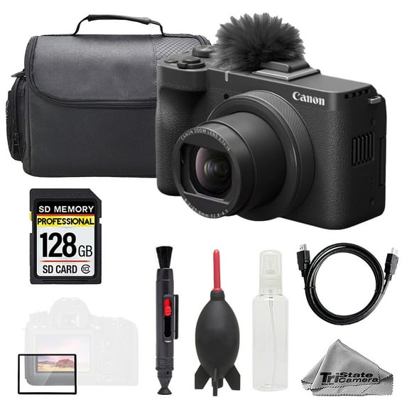 Canon PowerShot V1 Digital Camera + 128GB + Bag+ Screen Protector ...