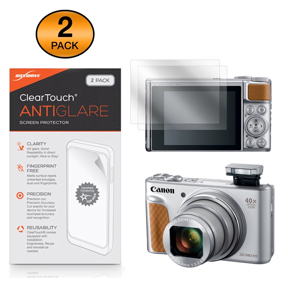 Canon Powershot SX740 HS Screen Protector, BoxWave [ClearTouch Anti ...