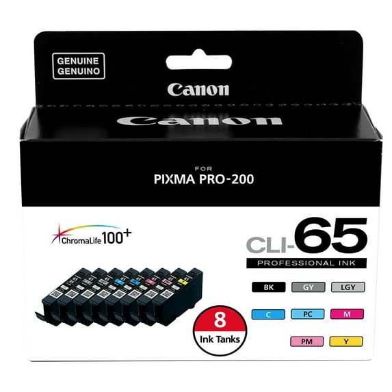 Canon CLI-65 Professional Ink Cartridge for PIXMA Printer, Photo Color ...