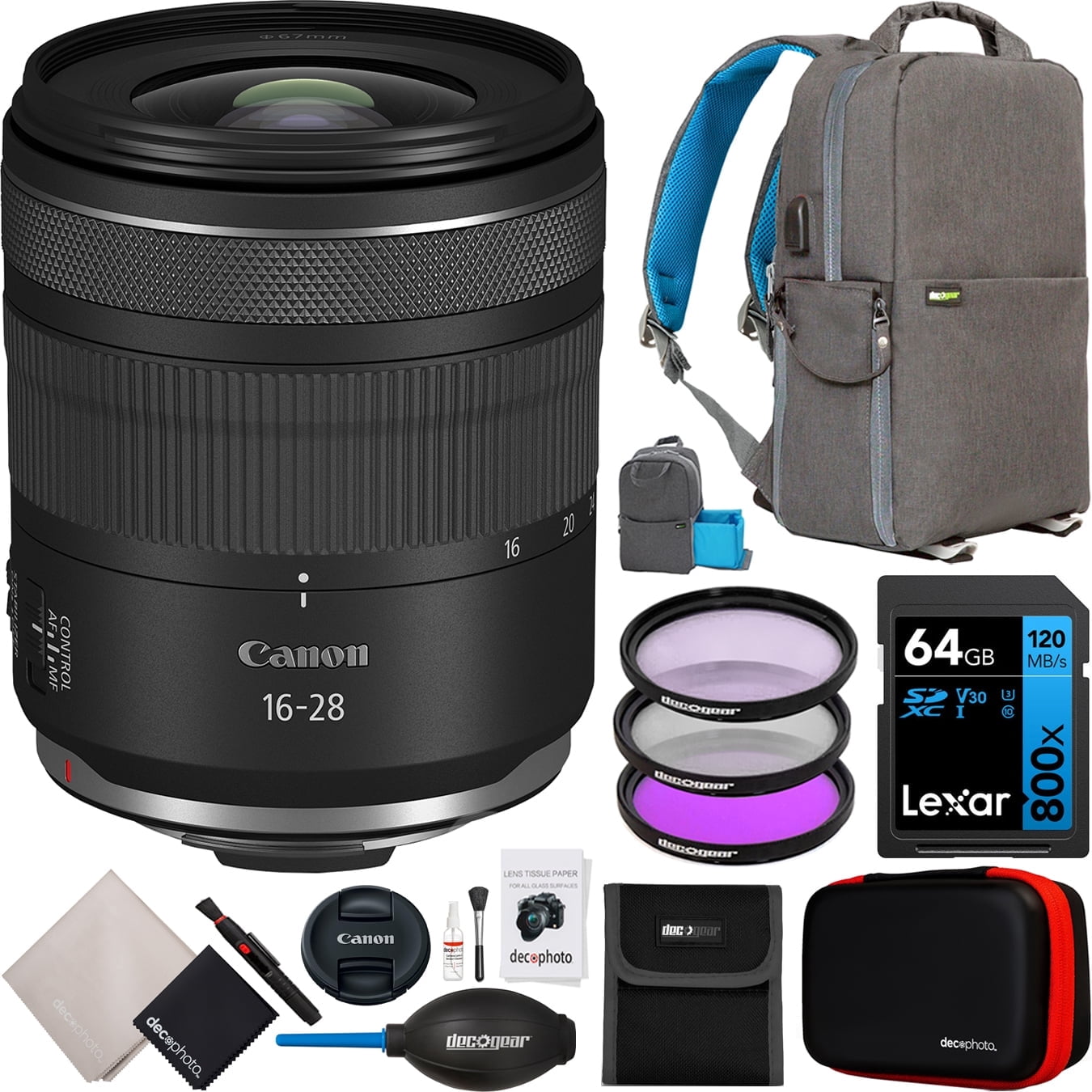 Canon RF 16-28mm F2.8 IS STM Lens for RF-Mount Full Frame Mirrorless ...