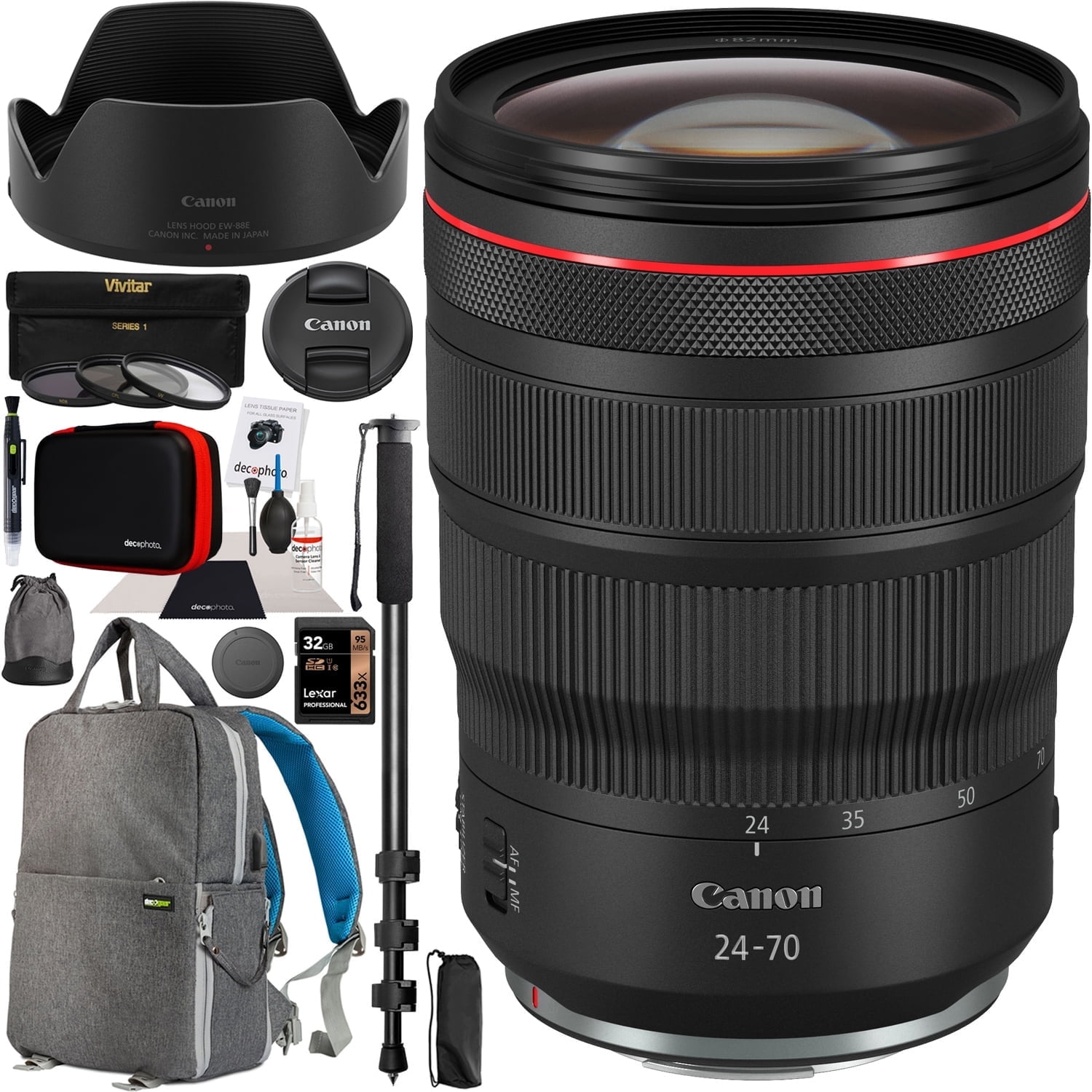 Canon RF 24-70mm F2.8L IS USM Lens L series Standard Fast Aperture Zoom ...