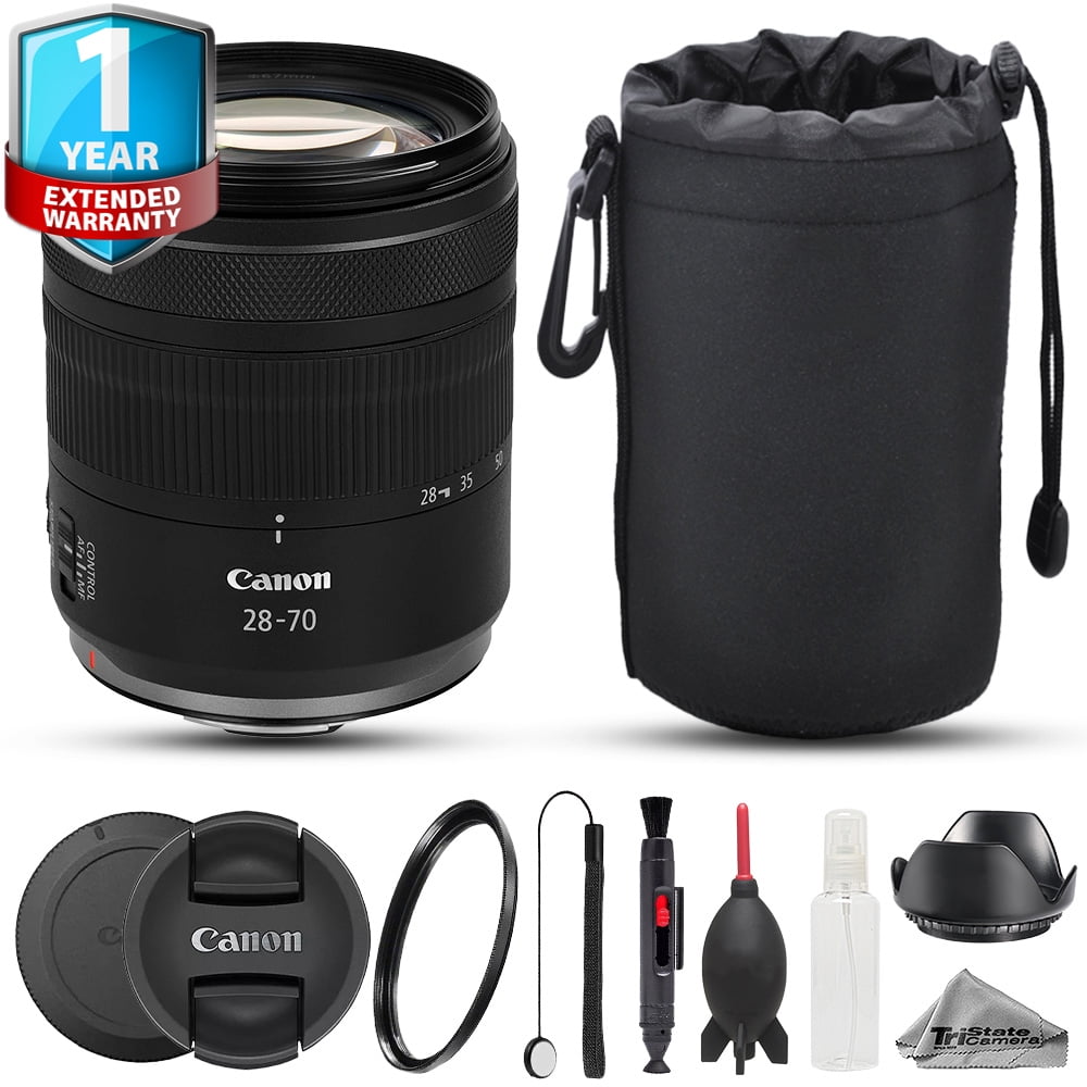 Canon RF 28-70mm f/2.8 IS STM Lens - 8pc Starter Kit + 1 Yr Warranty ...