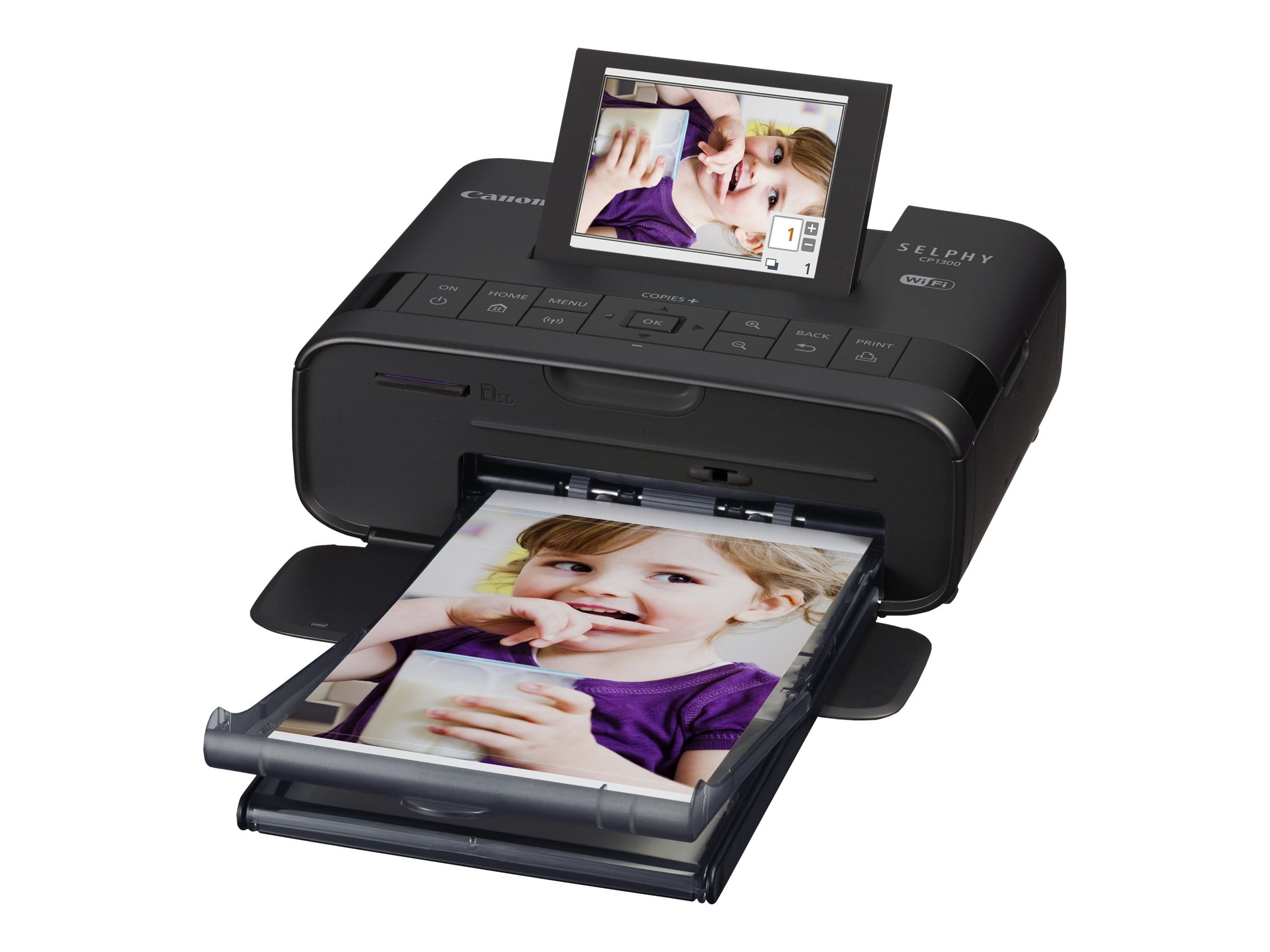 Canon SELPHY CP1300 - Battery Pack NB-CP2LH Bundle - printer - color ...