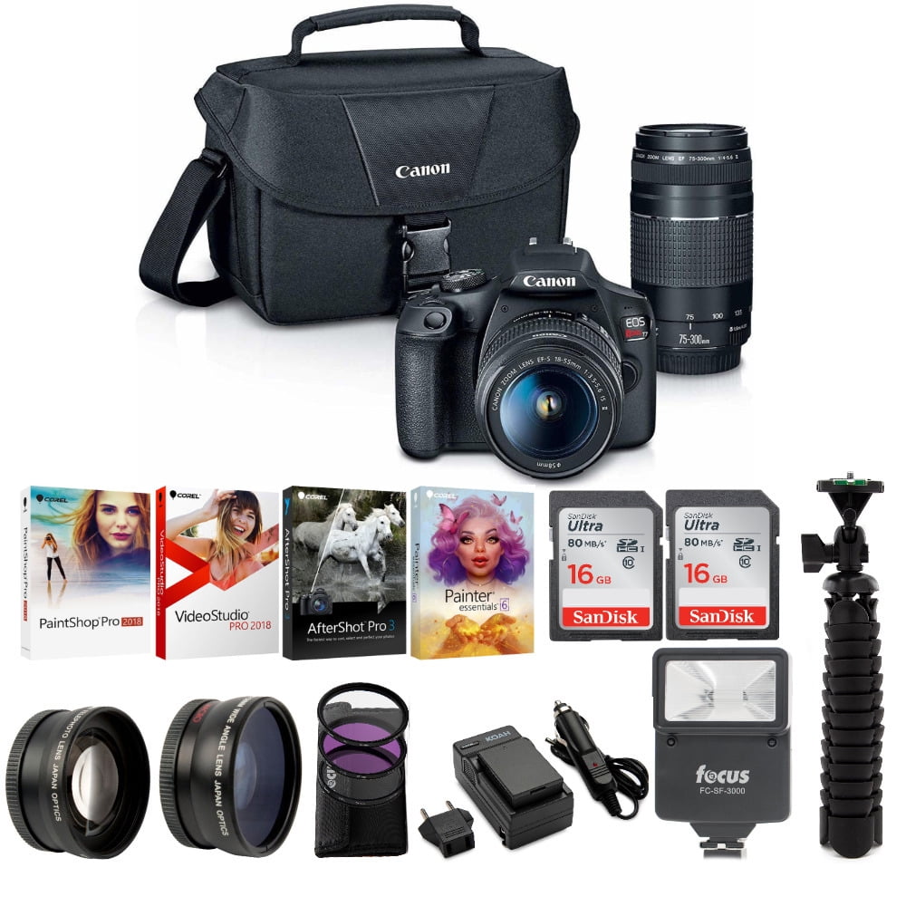 Canon EOS Rebel T7 DSLR Camera, 24.1MP APS-C Sensor, EF-S 18-55mm and ...