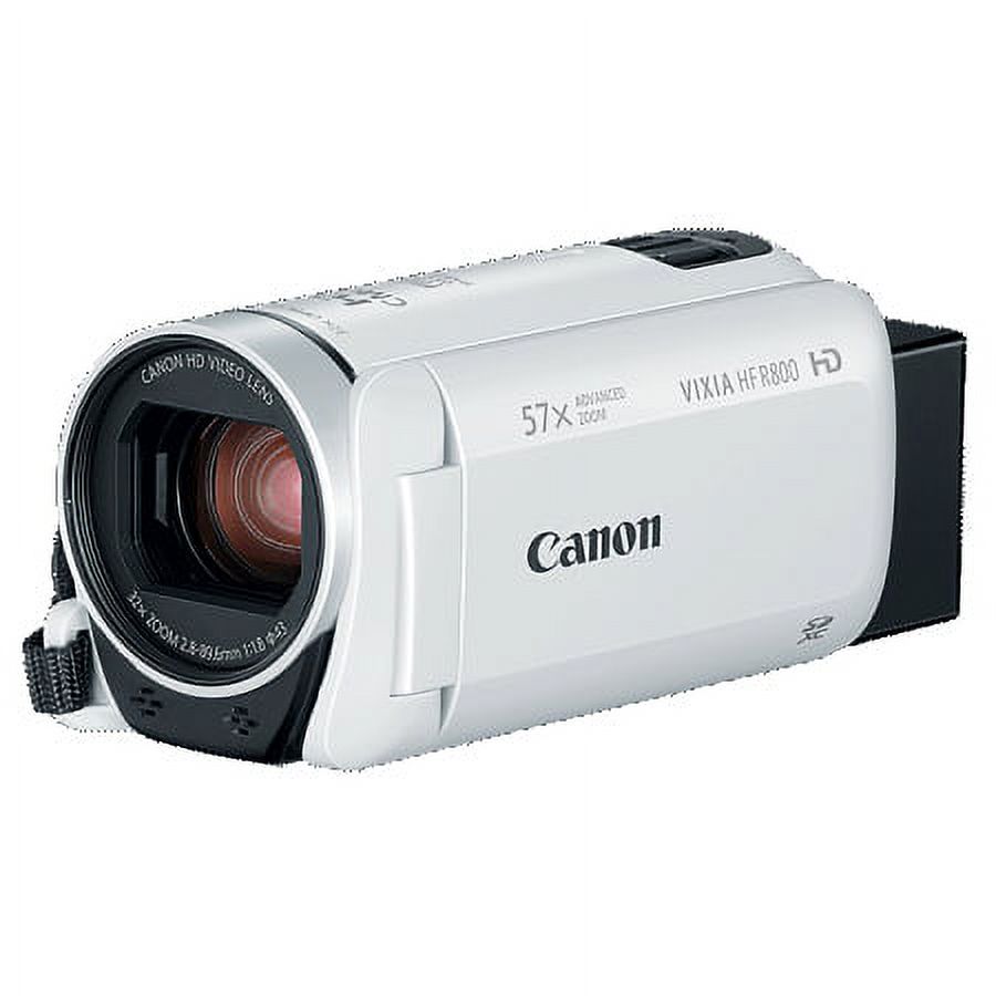 Canon VIXIA HF R800 Camcorder (White) - Walmart.com