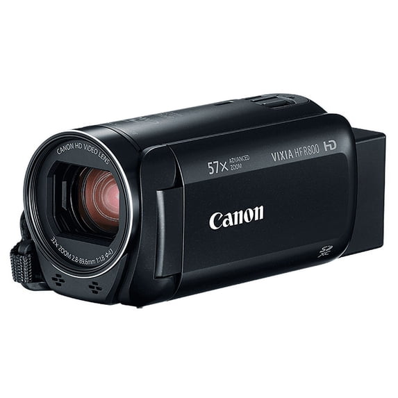 Canon VIXIA HF R800 FHD 3.28MP Camcorder, Black - Walmart.com