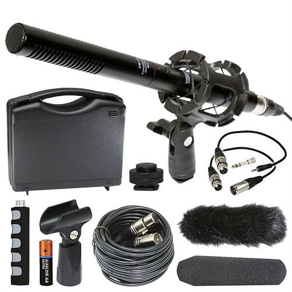 Canon Vixia HF R82 Camcorder External Microphone Vidpro XM-55 13-Piece ...