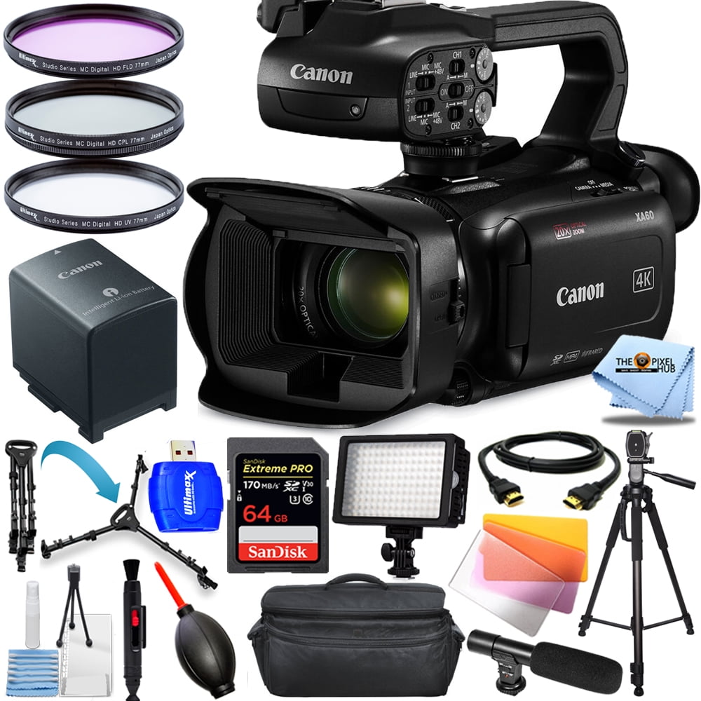 Canon XA60 UHD 4K Camcorder PAL - Vlogging Camera, 20x Zoom, IR Mode ...