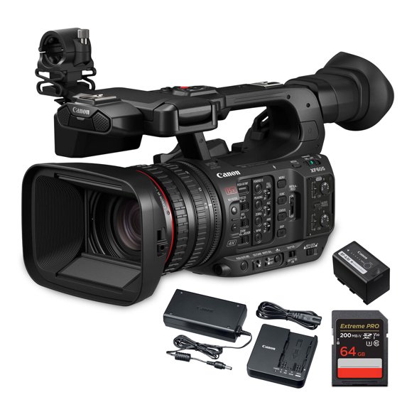 Canon XF605 UHD 4K HDR Pro Camcorder – 1" CMOS Sensor, 15x Optical Zoom ...