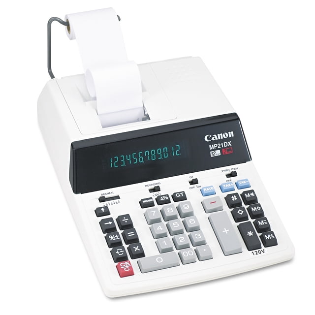 Canon MP21DX 12-Digit Office Calculator with Desktop Printing and ...