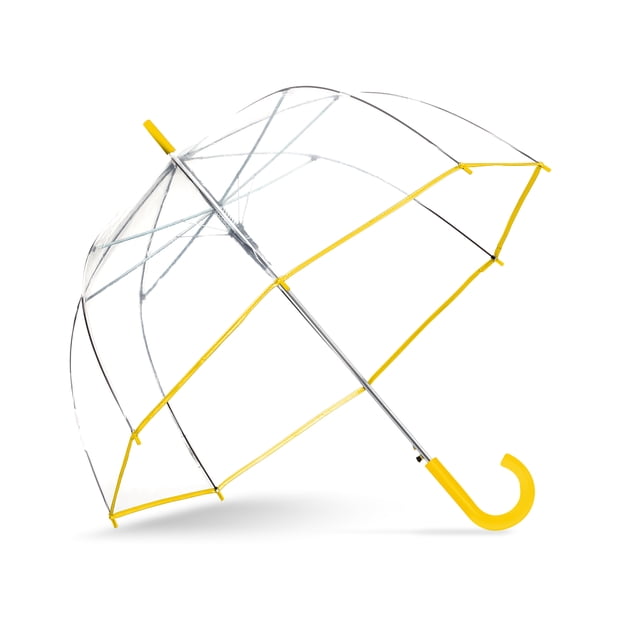 Canopi by ShedRain 52" Auto Open Bubble Rain Umbrella - Clear Yellow ...