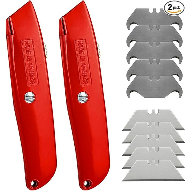 Canopus Heavy Duty Utility Knife with Utility and Hook Blades, All ...