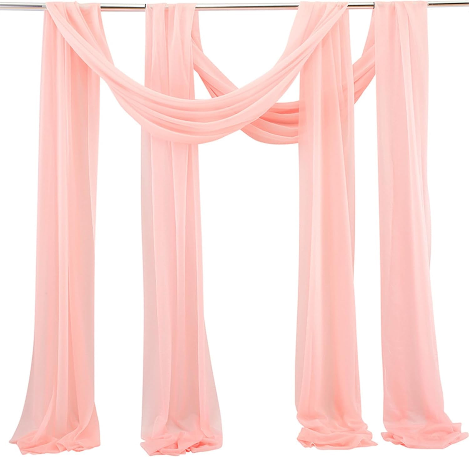 Canopy Bed Curtains Window Valances:Wedding Arch Draping Fabric,30× ...