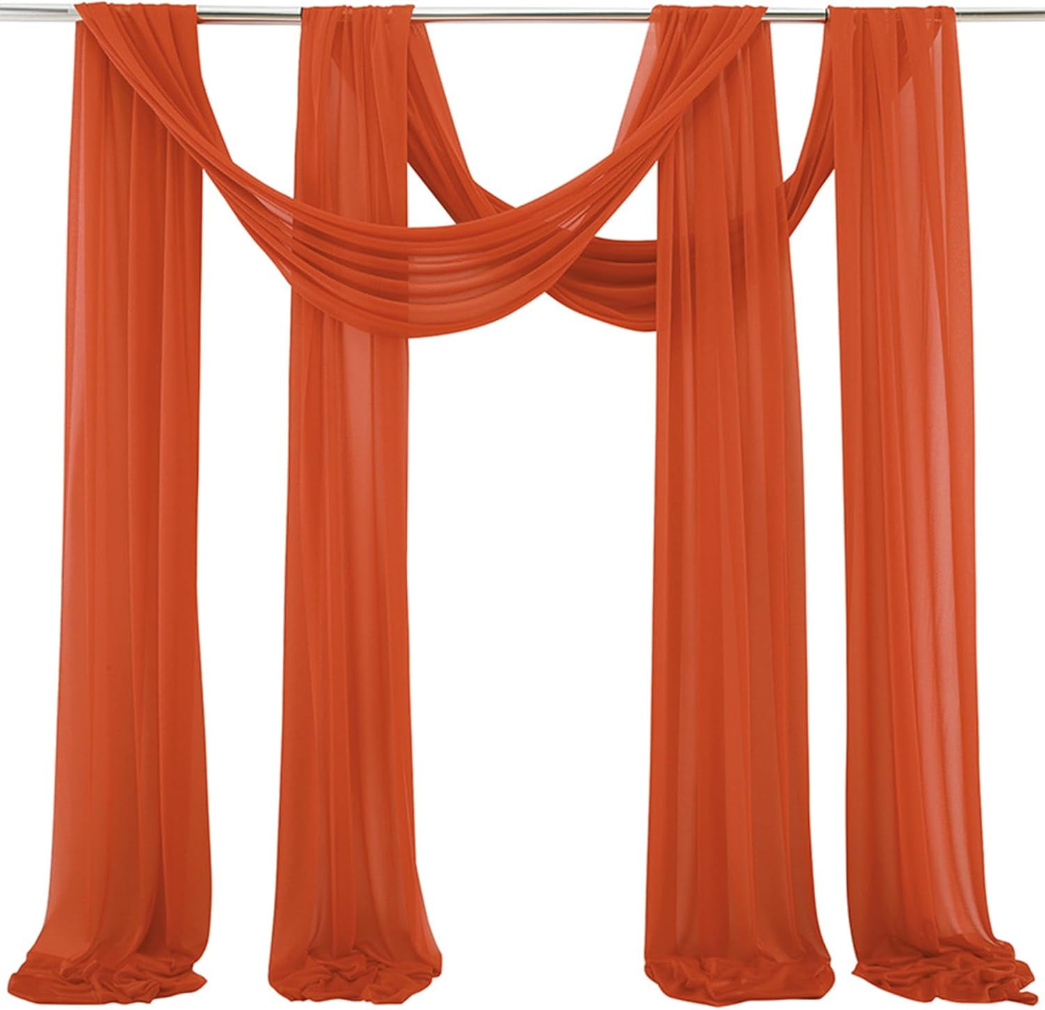 Canopy Bed Curtains Window Valances:Wedding Arch Draping Fabric,30× ...