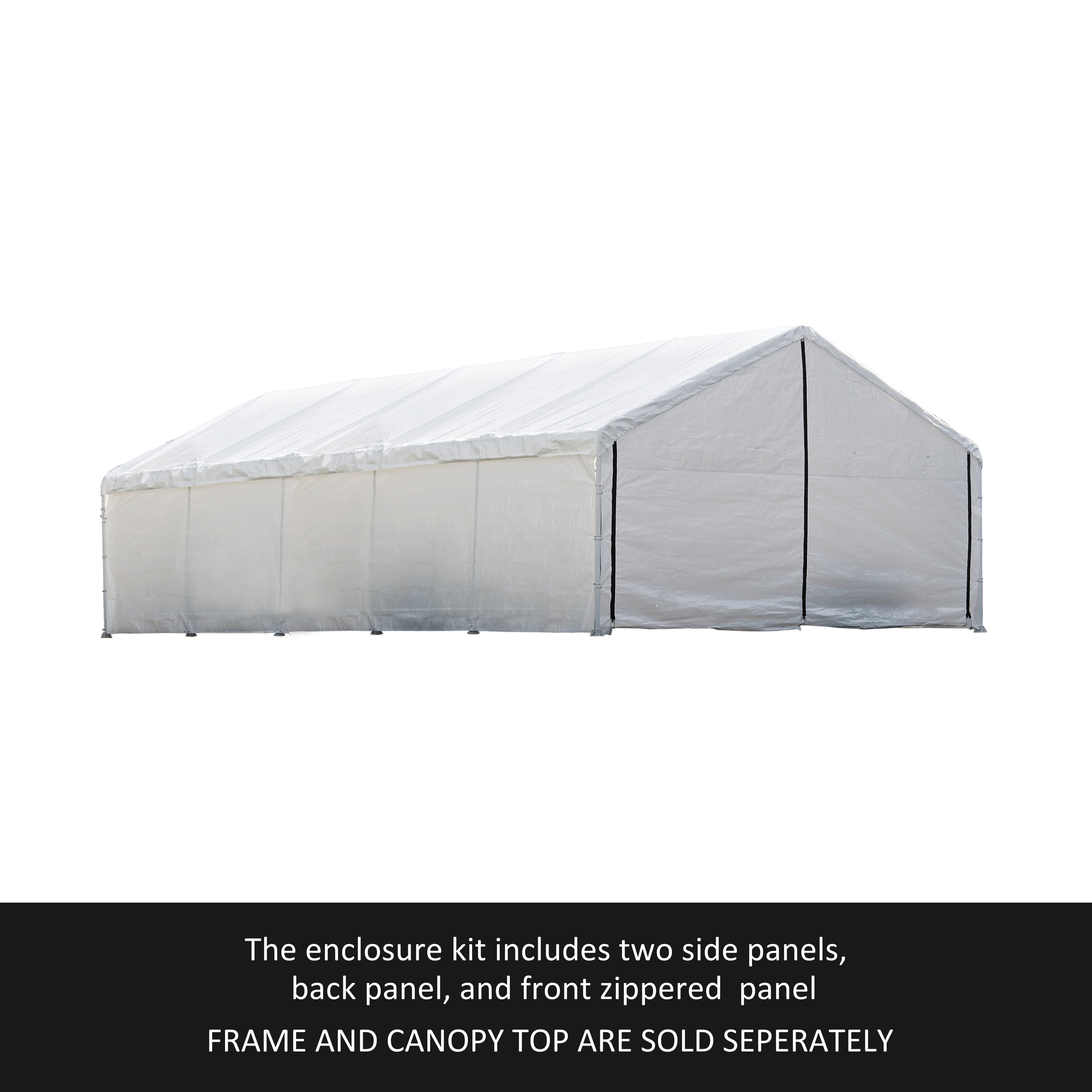 Canopy Enclosure Kit 18 × 30 ft. White (FR Rated - Frame and Canopy ...
