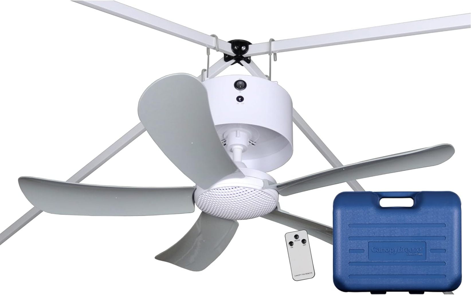 Canopy Fan Portable, Rechargeable Ceiling Fan for Canopies, Gazebos ...