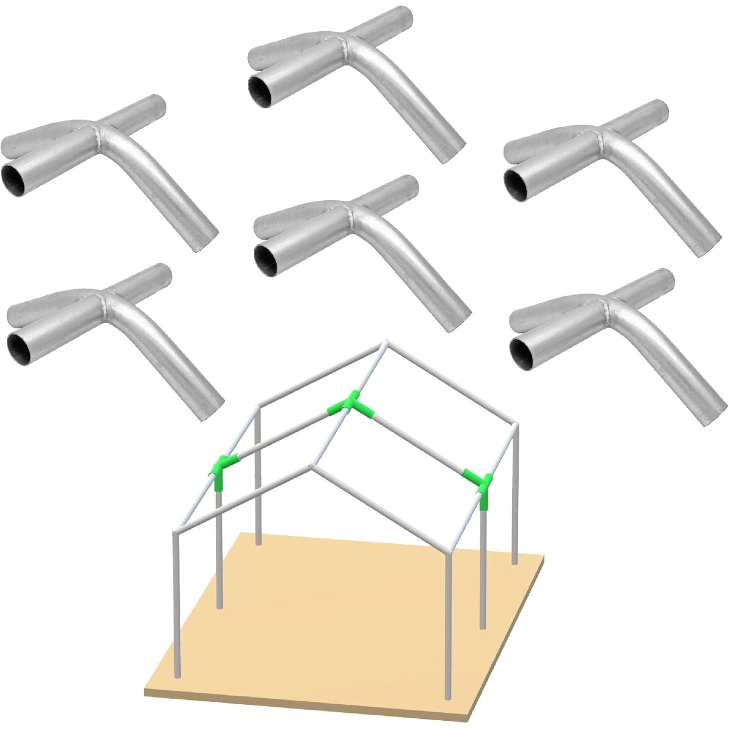 Canopy Fittings 1-3/8" High Peak Carport Connectors 3 Way, 4 Way Set ...