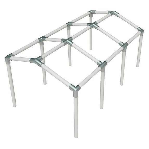 Canopy Fittings Kit 1-3/8" - 8 Leg Carport Connectors, Galvanized Steel ...