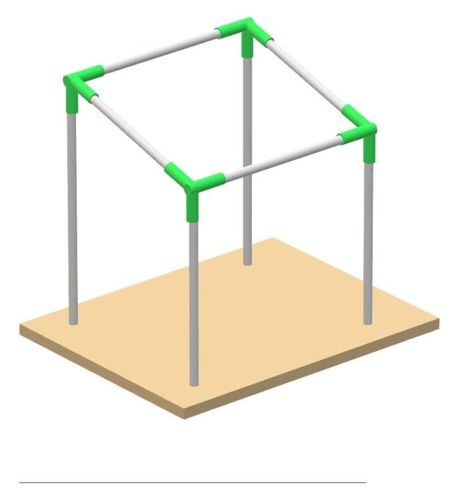 Canopy Fittings Set 1-3/8", Slant Roof Connectors for Carport, Gazebo ...