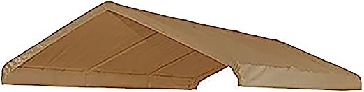 Canopy Replacement Cover 14'X20' Beige Tarp Top Roof Canopy Replacement ...
