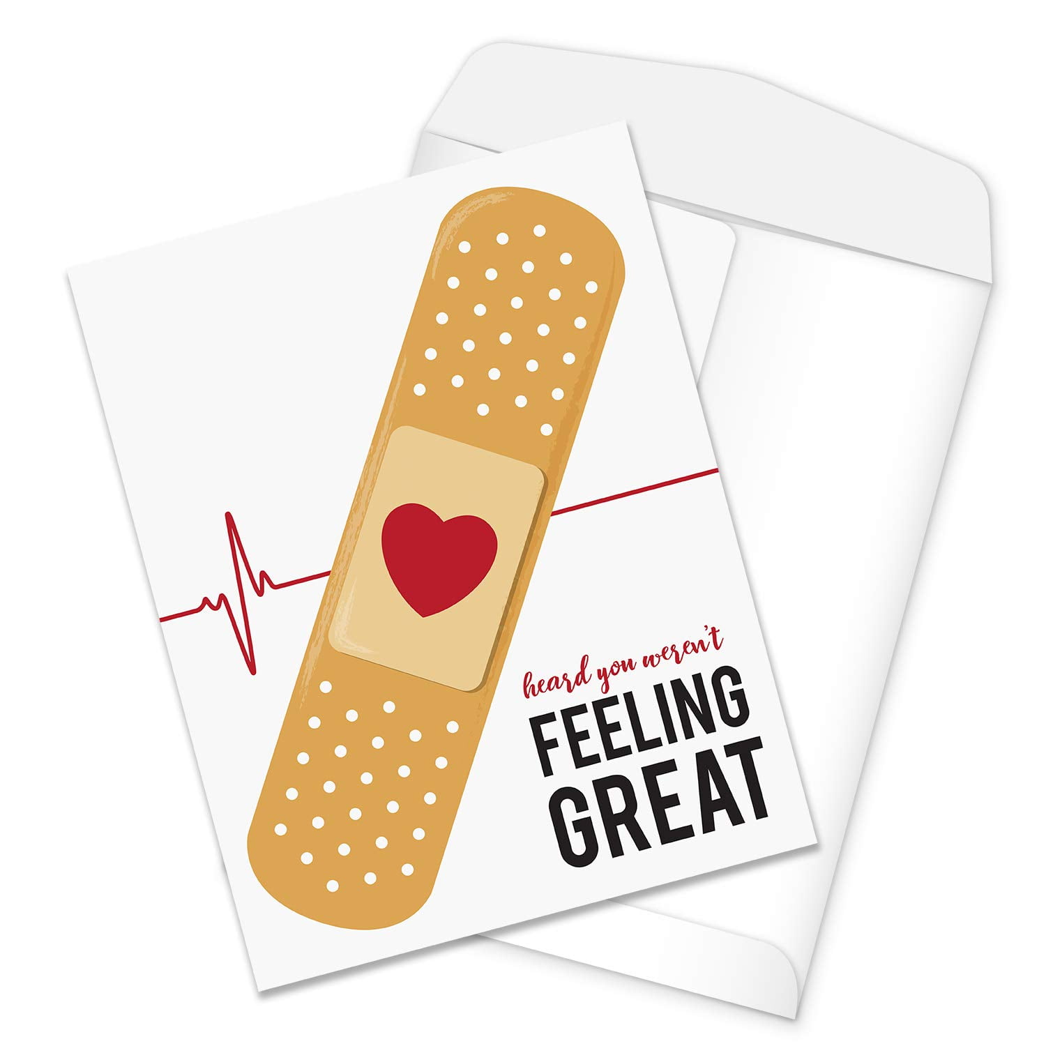 Canopy Street Huge Illustrated Feel Better Card / 8.5" x 11" Large ...