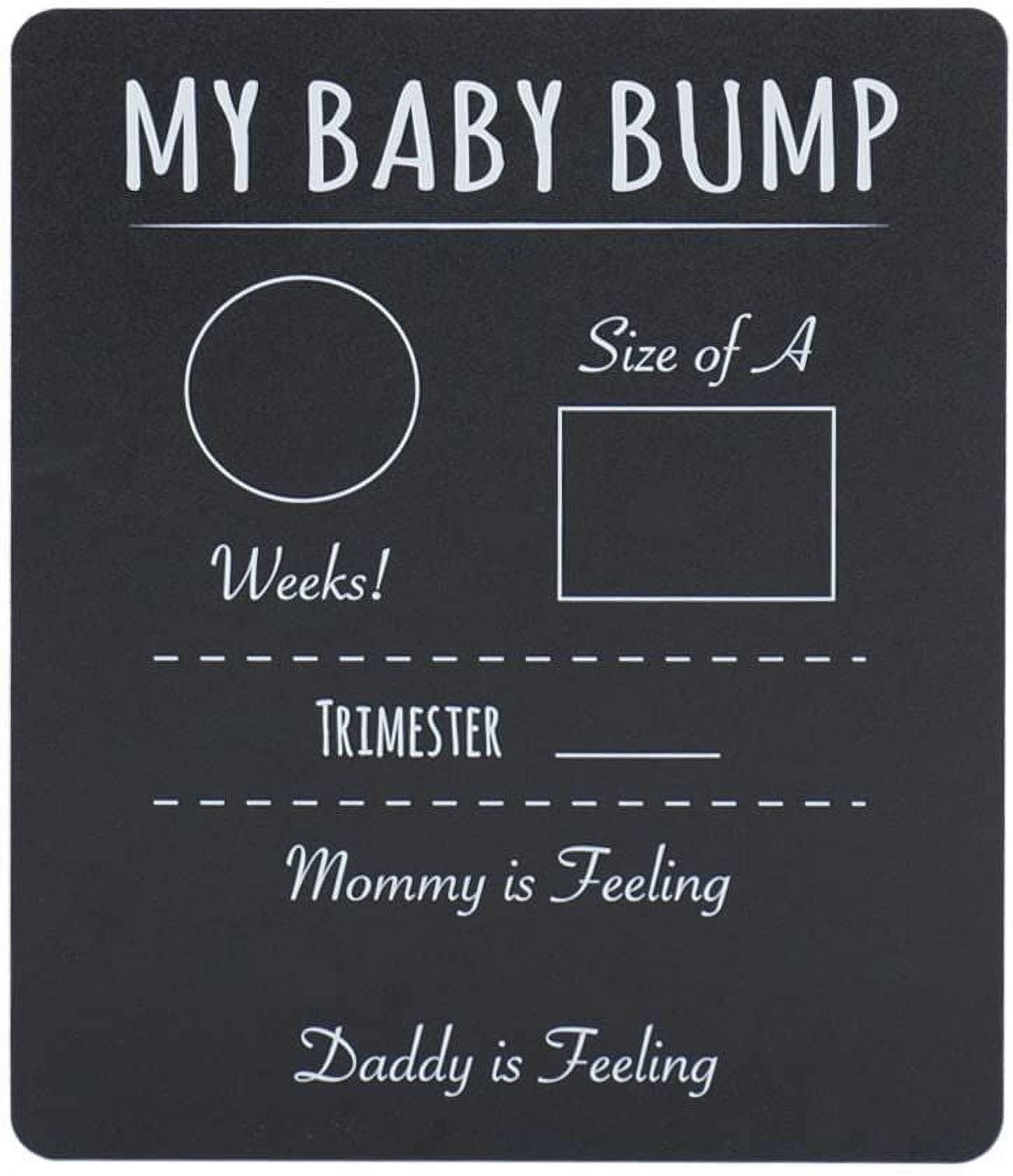 Canopy Street Pregnancy Timeline Chalkboard Sign. “My Baby Bump” Photo ...