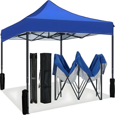 EAGLE PEAK 5x5 Pop Up Canopy Tent Instant Outdoor Canopy Easy Set-up ...