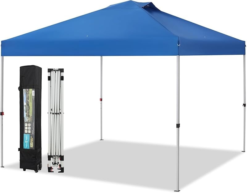Canopy Tent Pop Up 10x10 ft, Outdoor Patio Portable Commercial Canopies ...