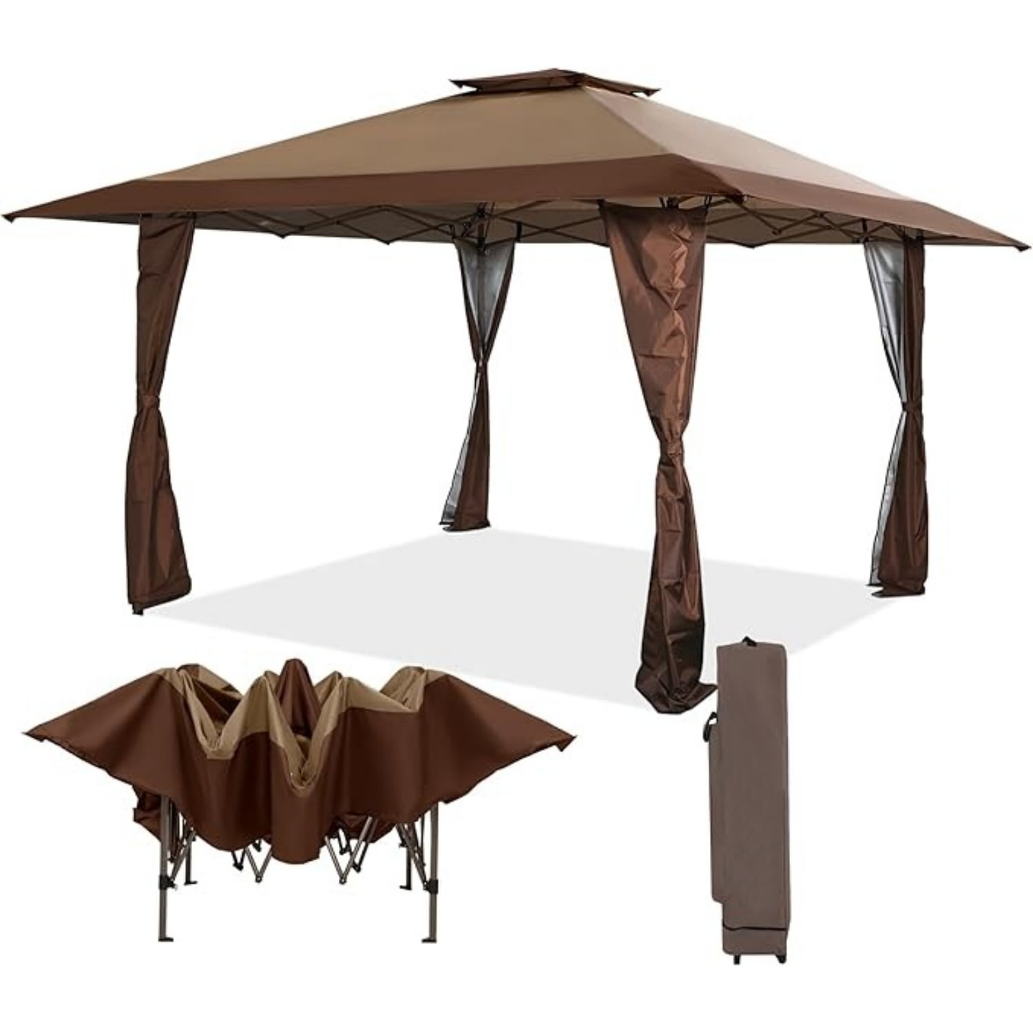 Canopy Tent Pop Up 13x13 ft, Outdoor Patio Portable Commercial Canopies ...