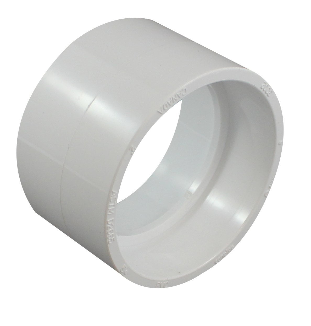 Canplas 193002 PVC DWV Coupling HXH, 2-Inch, White - Walmart.com