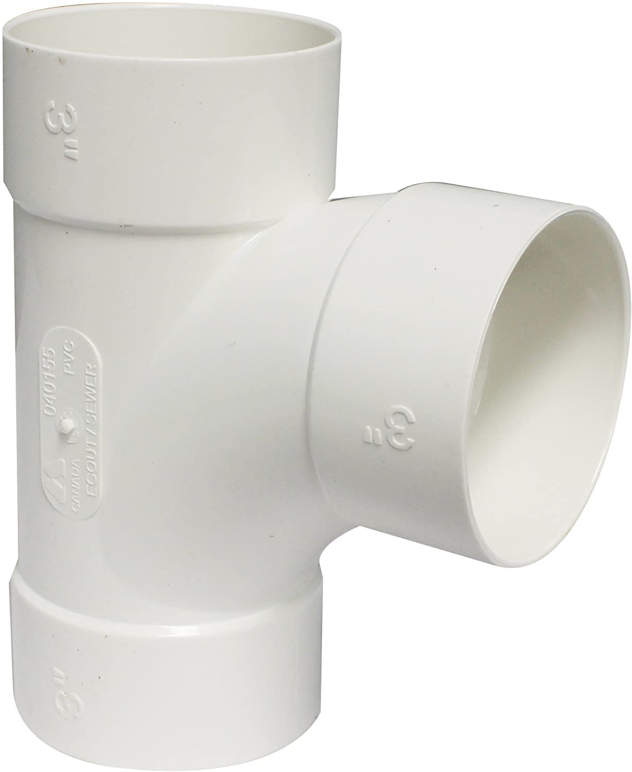 Canplas 414123BC PVC Sew 3 San Tee - Walmart.com