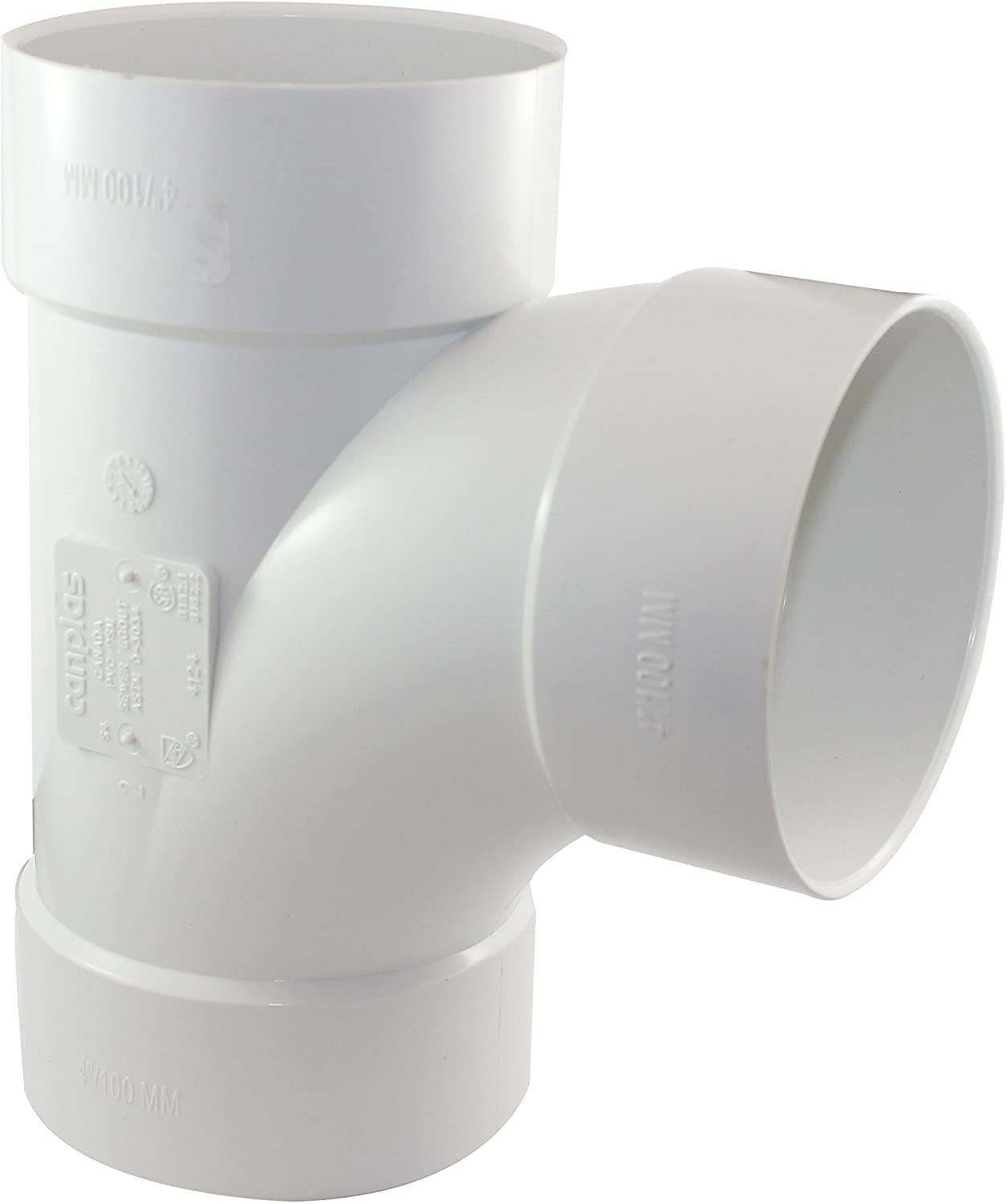 Canplas 414124BC PVC Sew 4 San Tee - Walmart.com