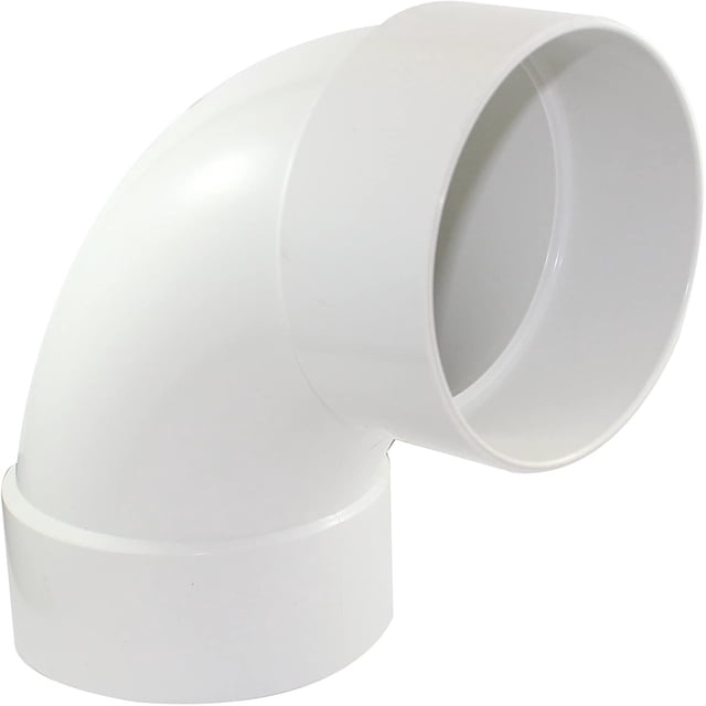 Canplas 414164BC PVC Sew 4 1/4 Bend Long Turn - Walmart Business Supplies