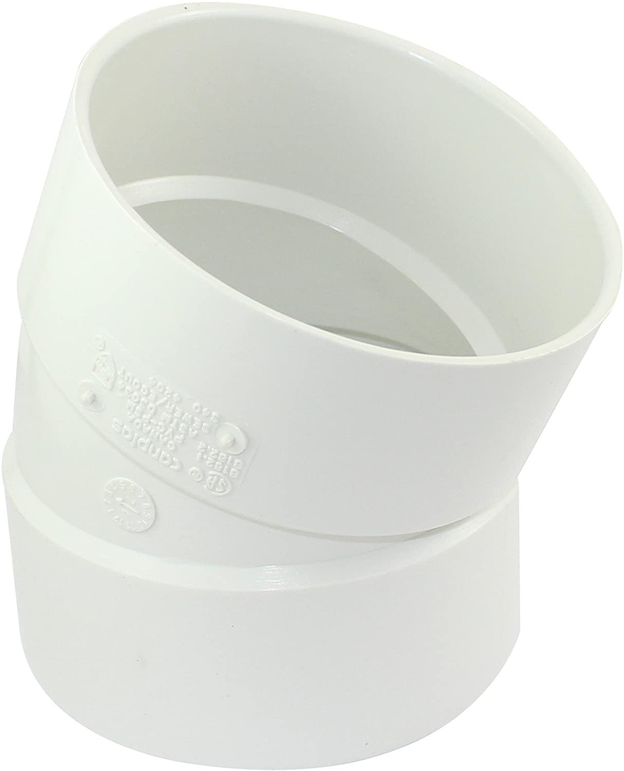 Canplas 414204BC PVC Sew 4 1/16 Bend - Walmart.com