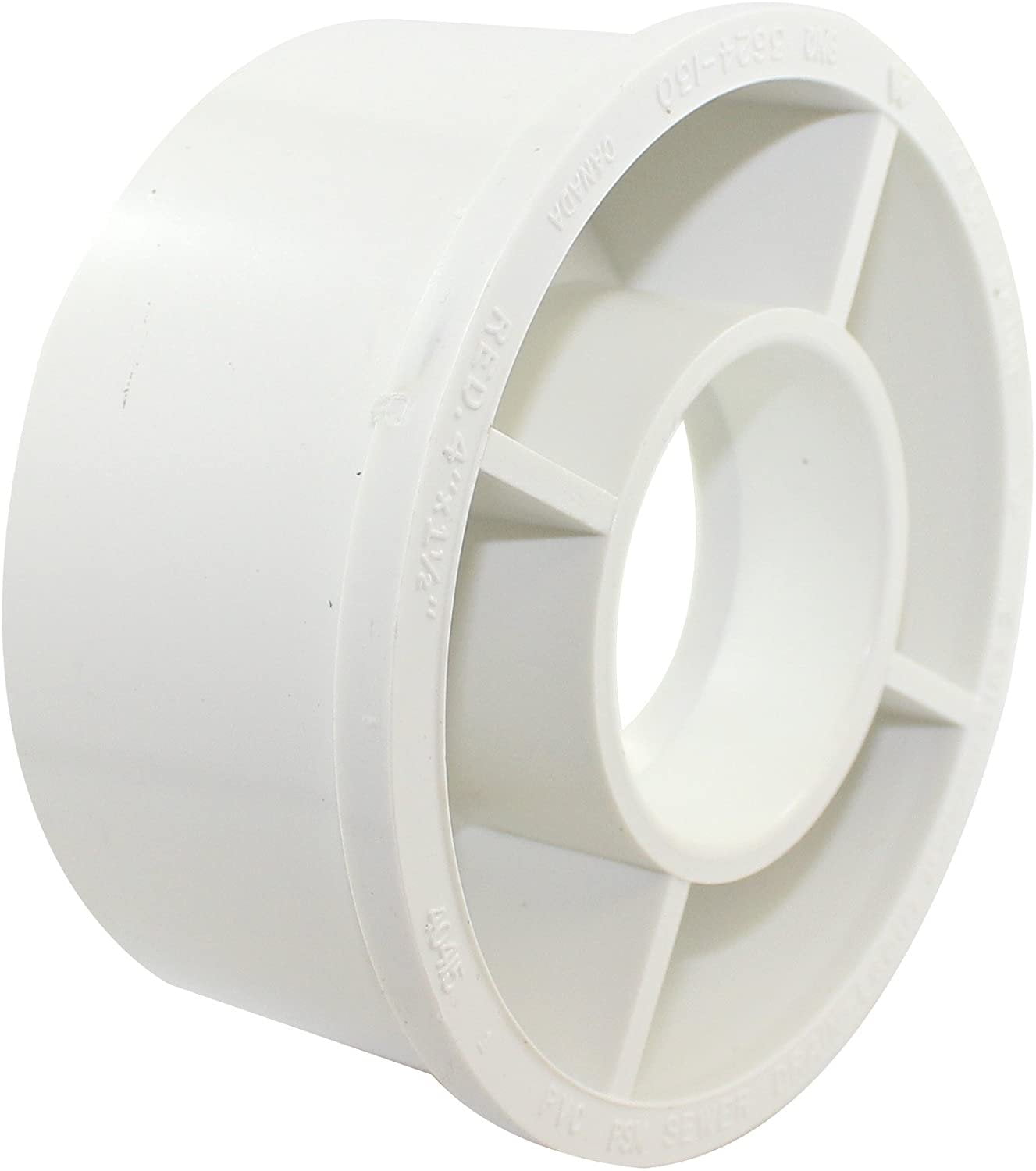 Canplas 414221BC PVC Sew 4X1 1/2 Dwv Bushing SPGxS - Walmart.com