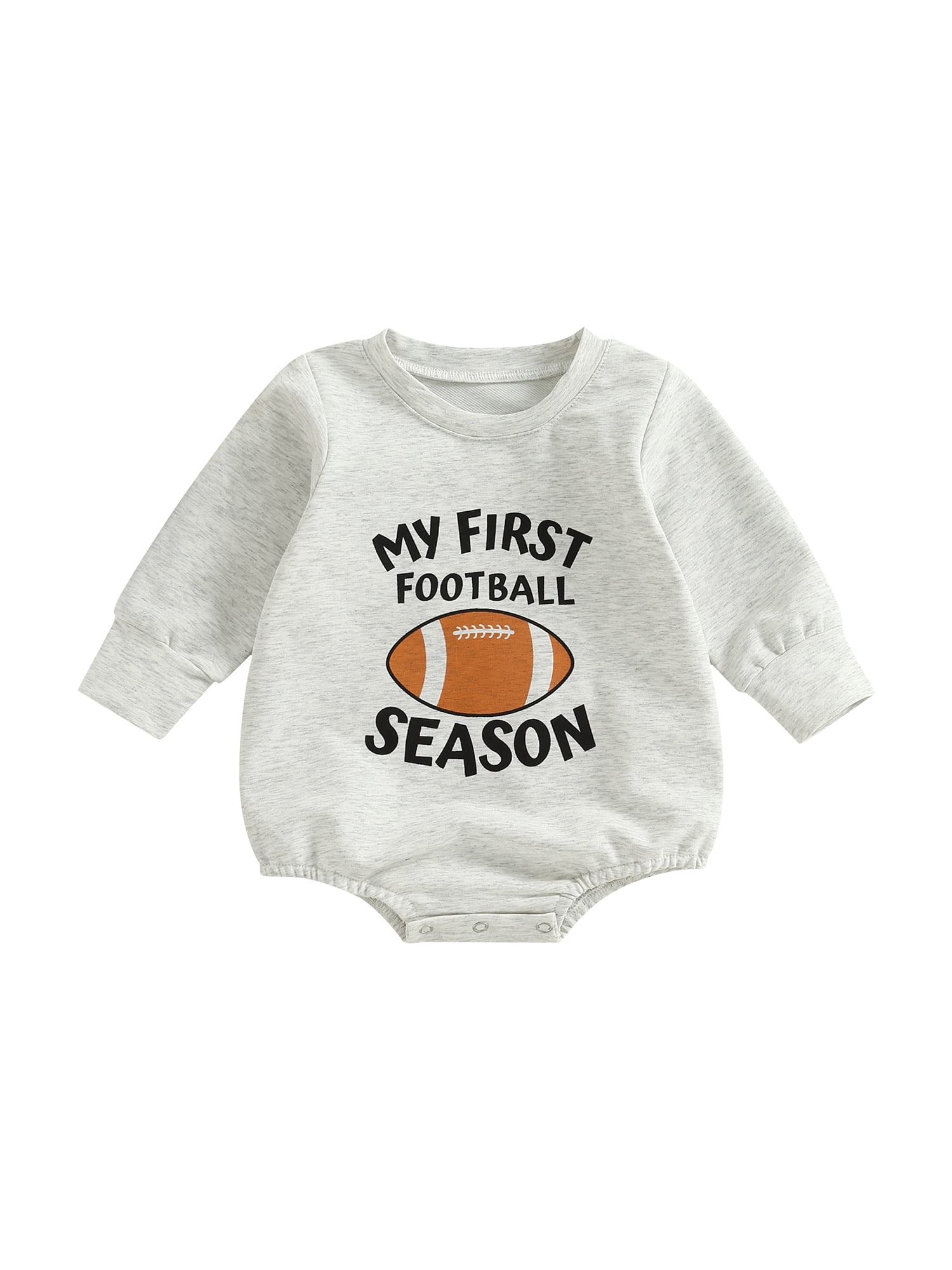 Canrulo Infant Baby Boy Girl Oversized Romper Sweatshirt My First ...