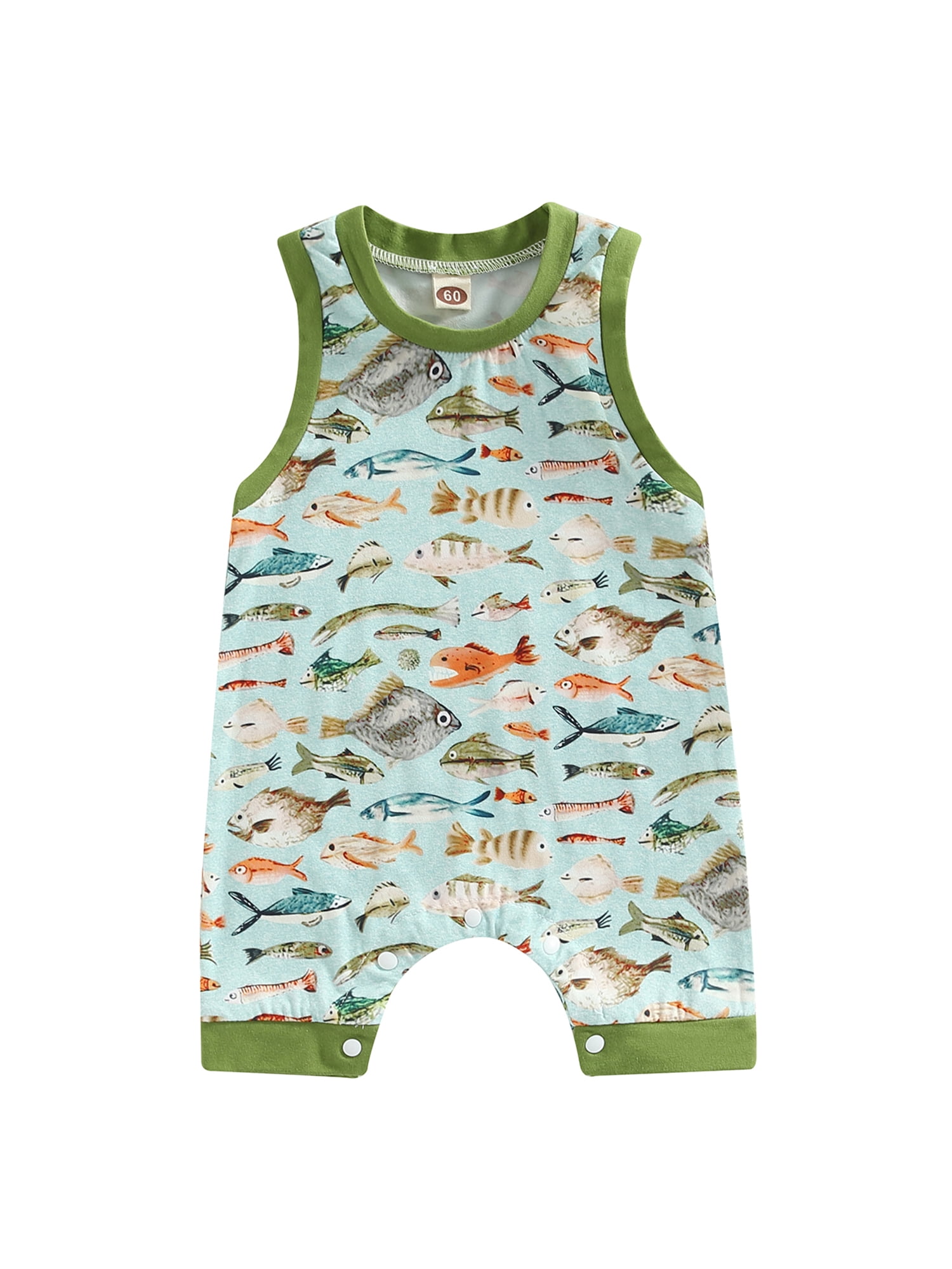 Baby Boy Sleeveless Romper
