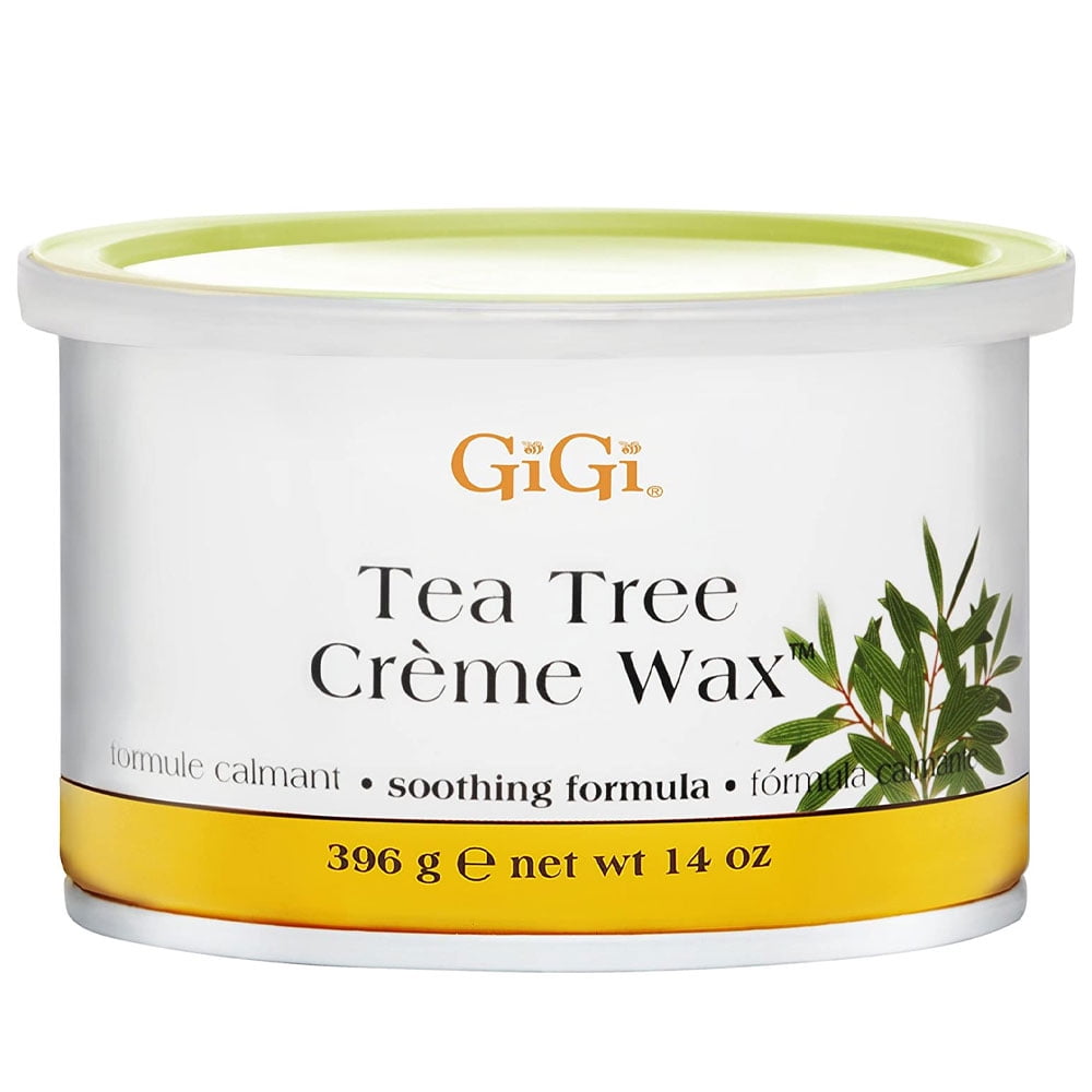 Cans Gigi Tea Tree Creme Wax 14 Oz,Pack of 6 - Walmart.com