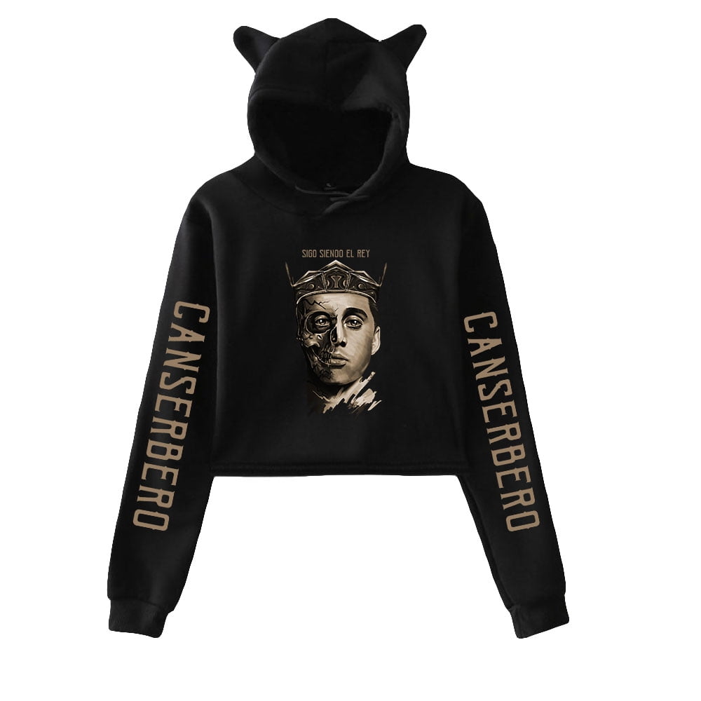 Canserbero Rapper Cat Ear Hoodie Sigo Siendo el Rey Album Merch Hoodie ...