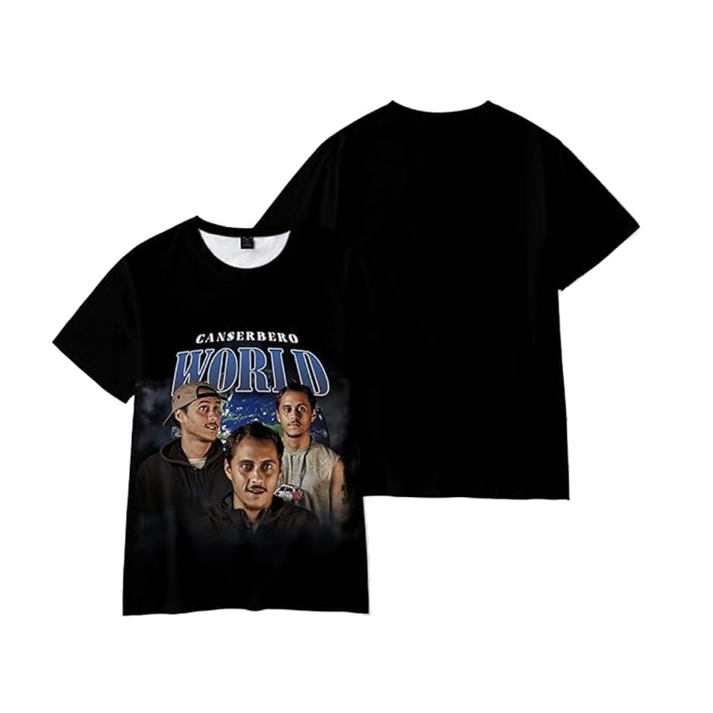 Canserbero T-shirt Men Women Summer Unisex Casual Round Neck Hip Hop ...