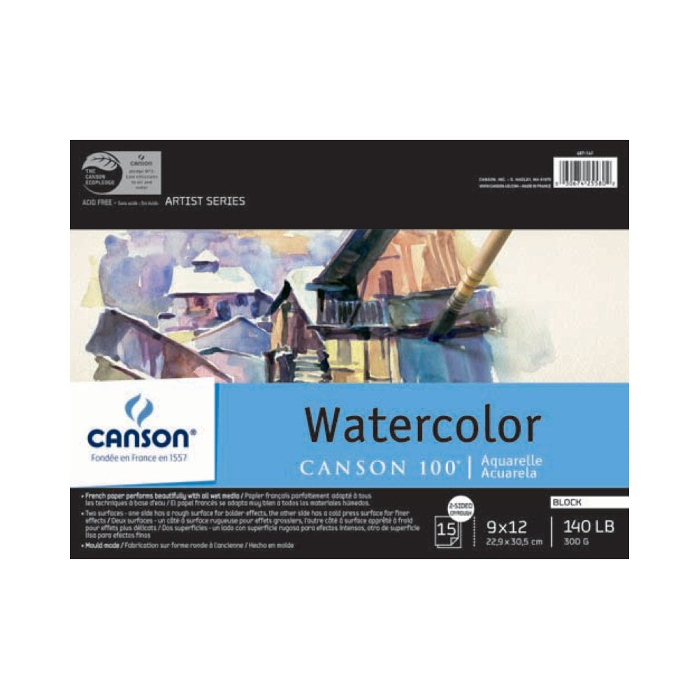 Canson Artist Series Plein Air Watercolor Paper, Fold Over Art Board ...