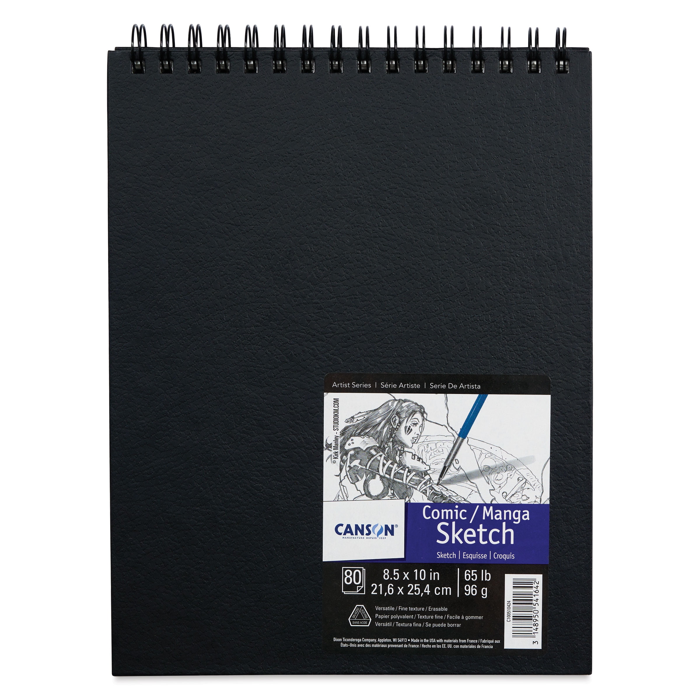 Canson Fanboy Comic-Manga Sketch Book - 8 1/2" x 11", 80 Sheets ...