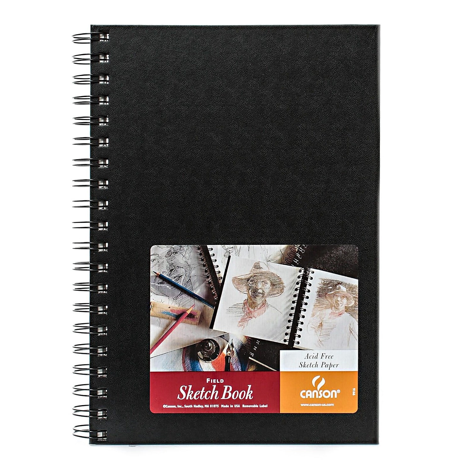 Canson 7" x 10" Wire Bound Sketch Book 80 Sheets/Book 2/Pack (73837-PK2 ...