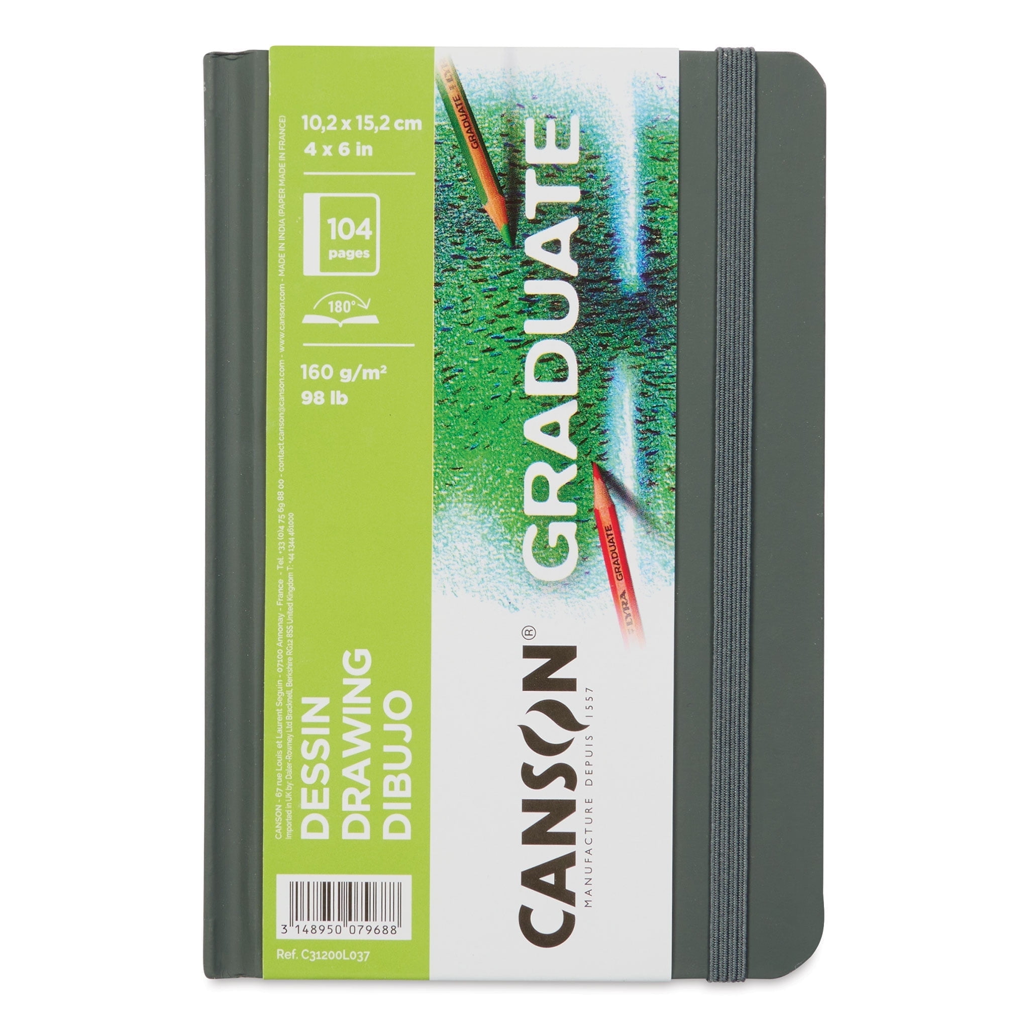Canson Graduate Drawing Book 4"X6"-52 Sheets - Walmart.com