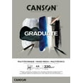 Canson Graduate Mixed Media YPF5 200gsm A4 Paper, Double Sided: Grained ...