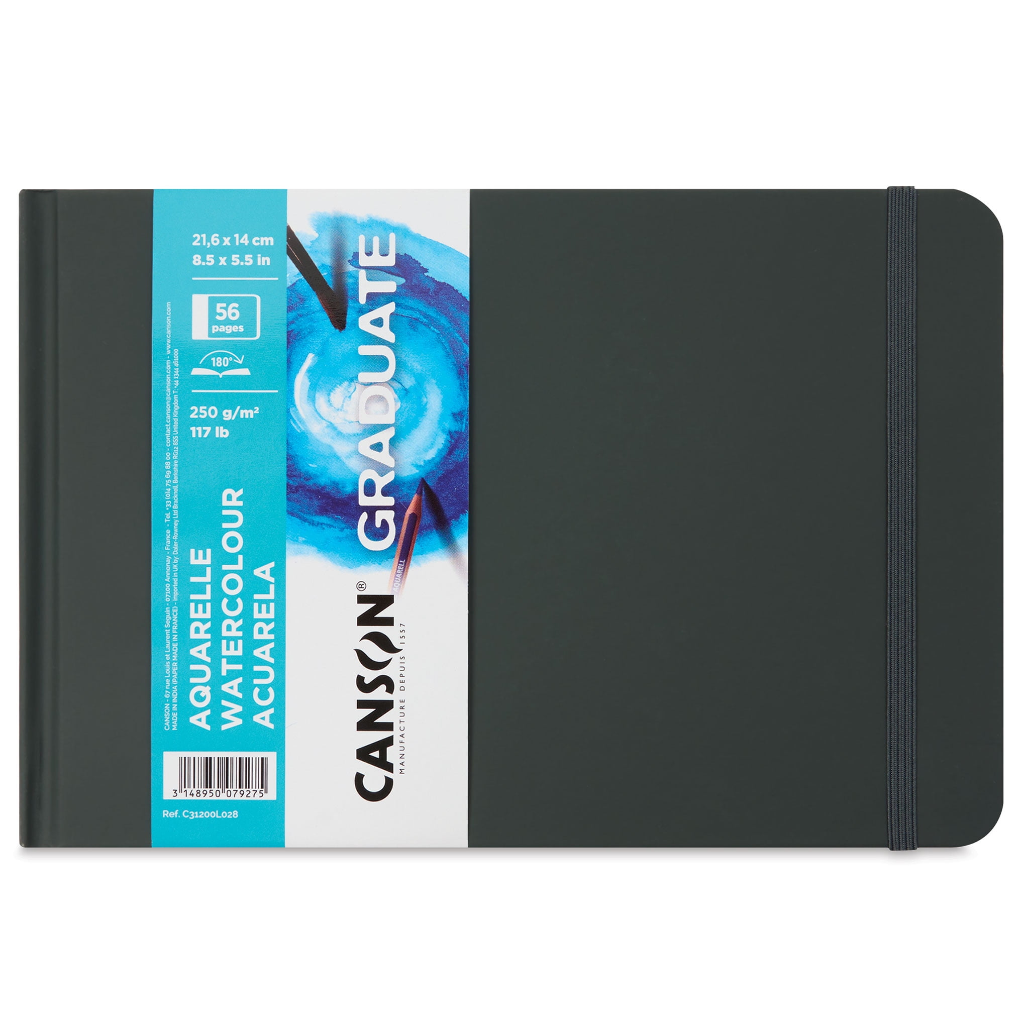 Canson Graduate Watercolor Book - 8-1/2" x 5-1/2", 28 Sheets - Walmart.com