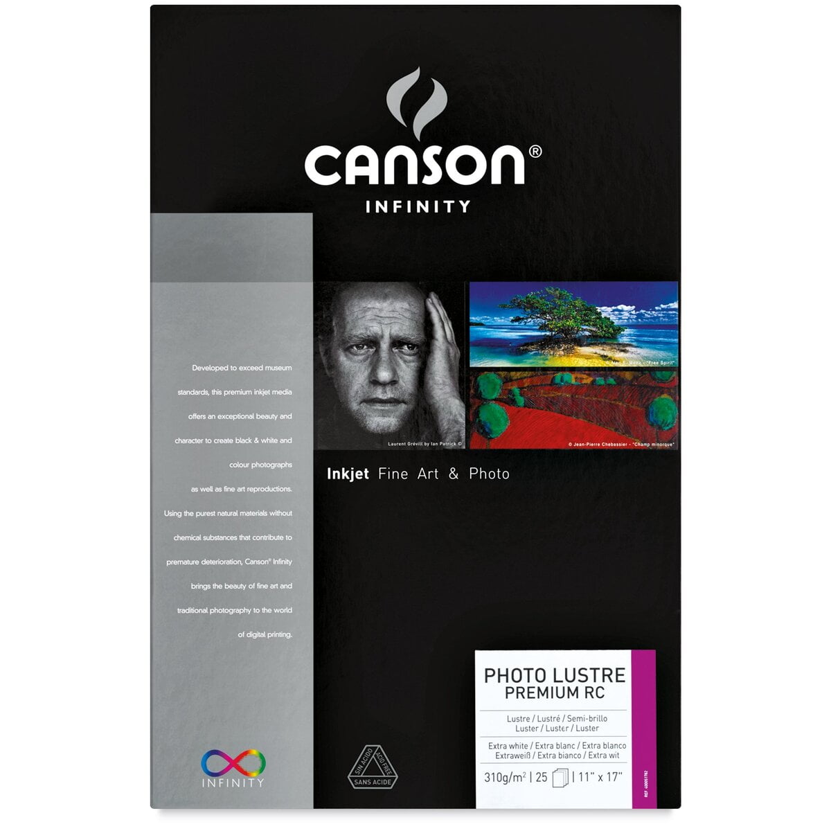 Canson Infinity Photo Lustre Premium Resin Coated Inkjet Paper - 11" x ...